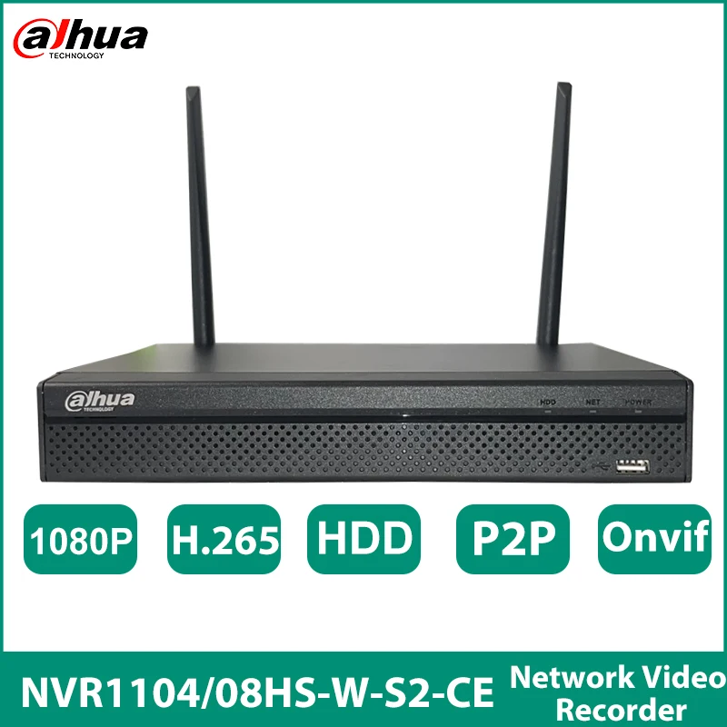 Dahua Original WIFI Ai imou NVR1104HS W S2 4 Channel NVR1108HS W S2 8 Channel Compact 1U 1HDD ...