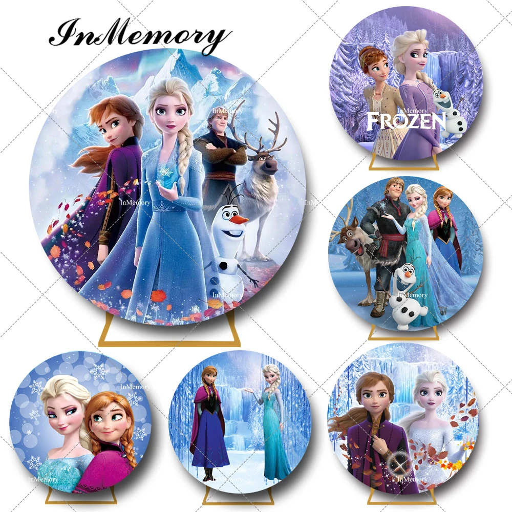 Fondo-de-c-rculo-redondo-de-invierno-de-Frozen-Elsa-Anna-Princesa ...