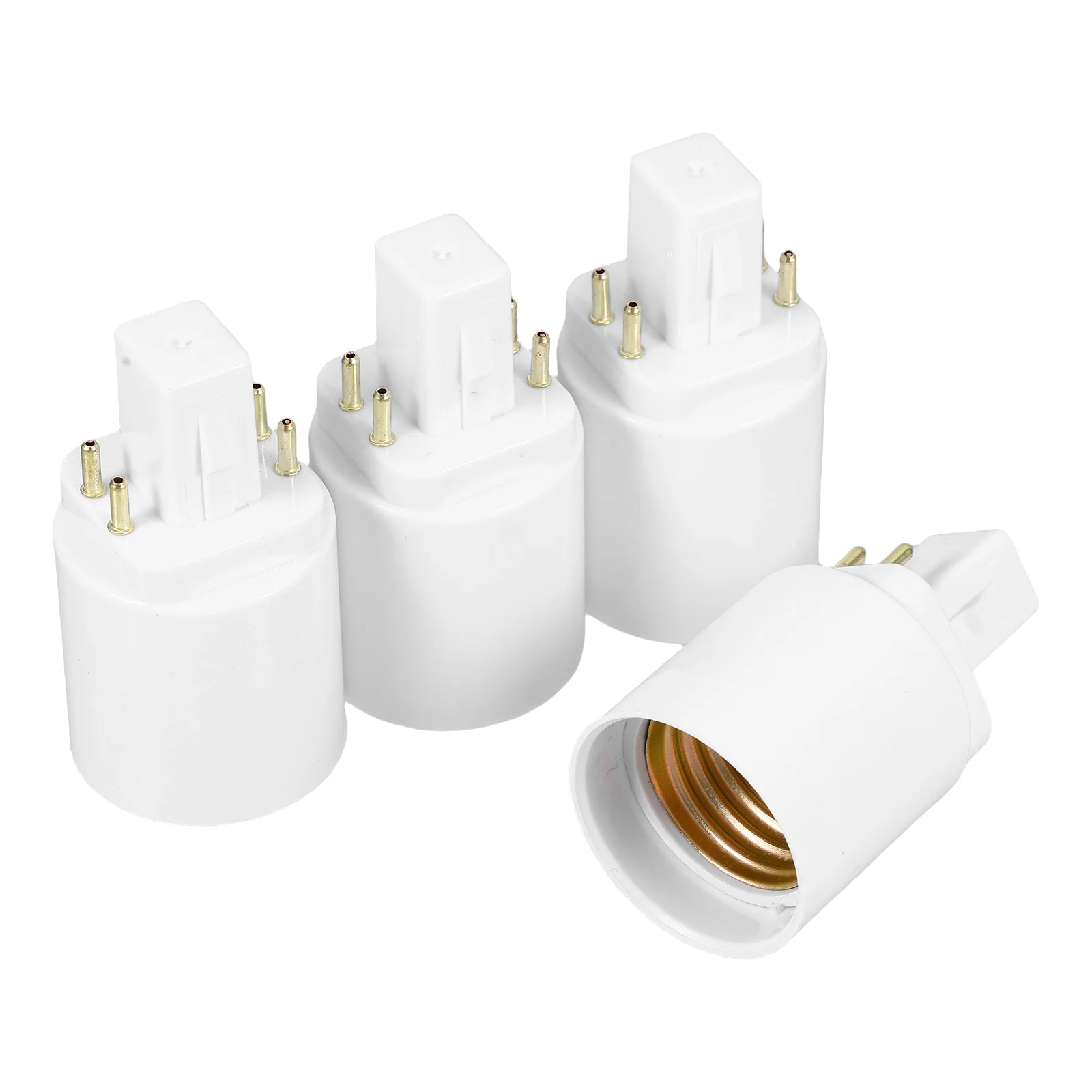 4Pcs Lamp Holder Converter G24q to E27 Socket Adapter Heat Resistant ...