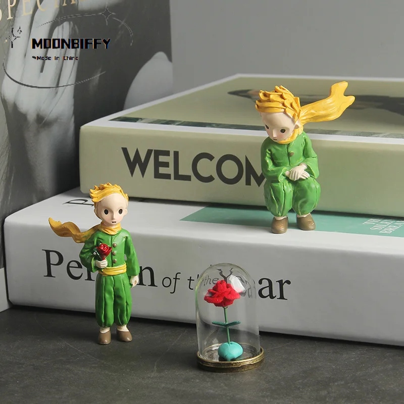Home Decoration My Little Prince Mini Desk Craft Modern Style Miniature ...