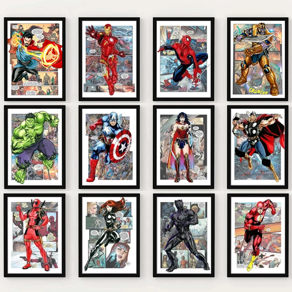 DIY-5D-Diamond-Painting-Marvel-Avengers-Superhero-Full-Diamond ...