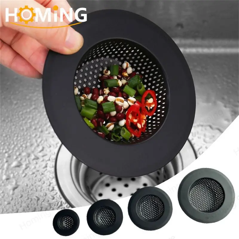 Kitchen-Sink-Filter-Trap-Stainless-Steel-Mesh-Strainer-Basin-Drain-Hole ...