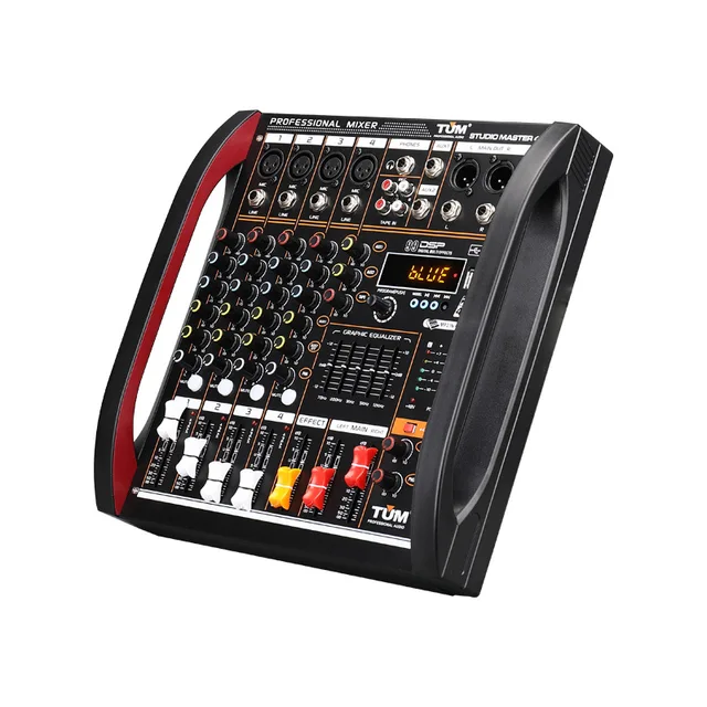 4 / 8-channel mixer DSP reverberation effect professional Bluetooth USB ...