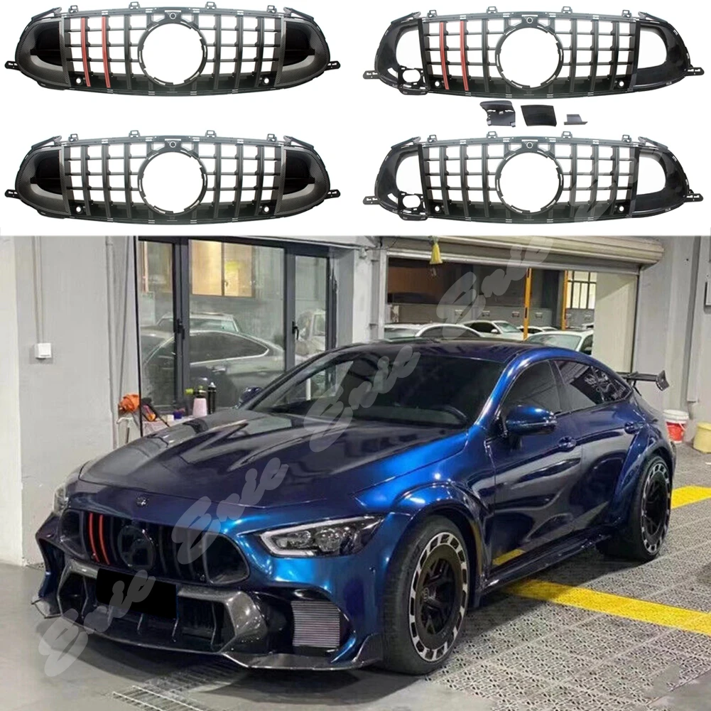 Car Front Racing Facelift Grill Upper Bumper Grilles For Mercedes-Benz ...