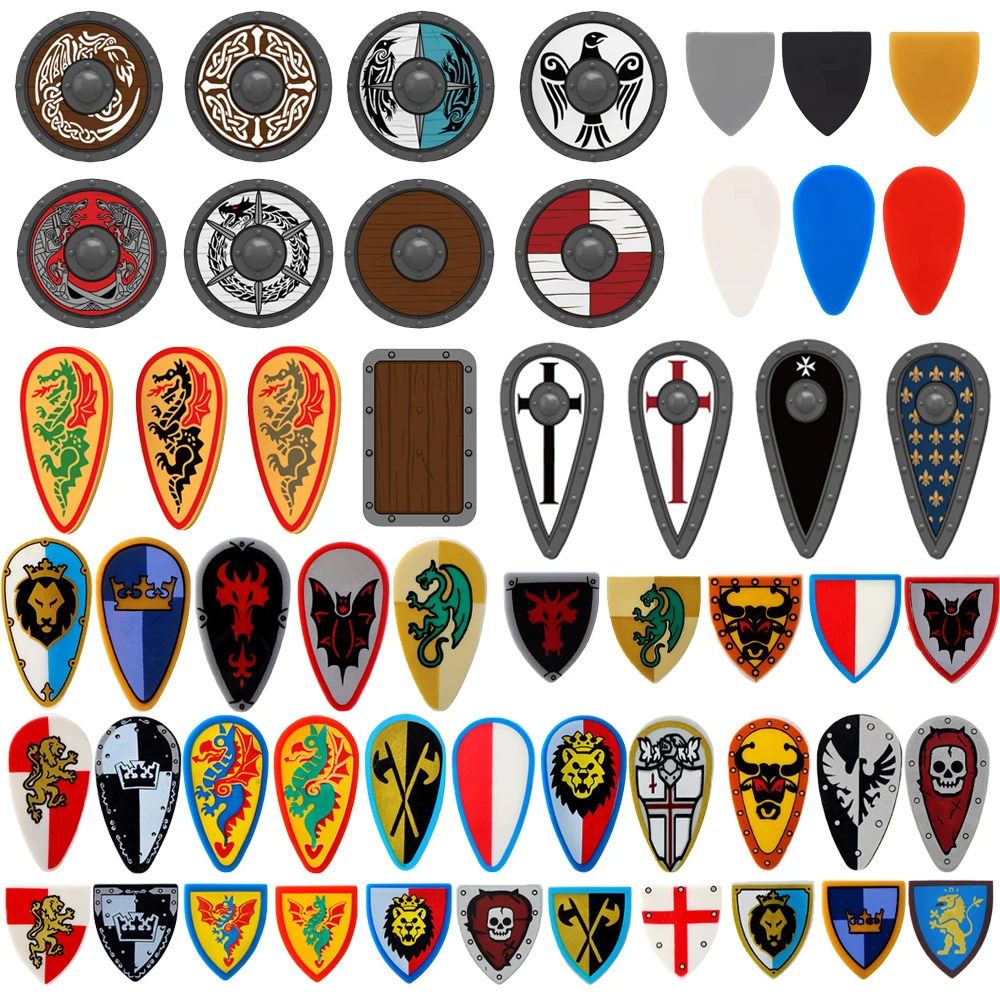 Medieval Castle Knight Soldier Military Accessory Building Blocks ...