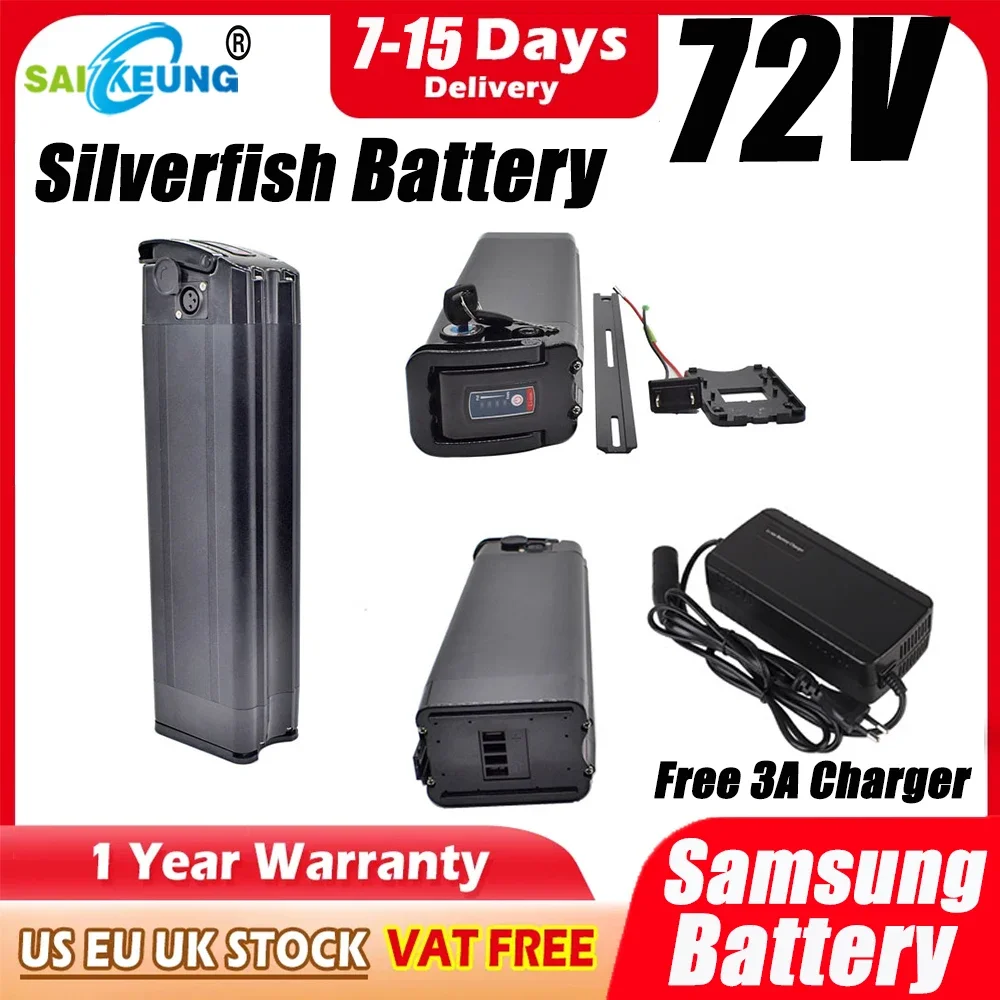 SilverFish-72v-36v-48v-52v-20-30-50-60ah-Lithium-Battery-Titanate-Frame ...