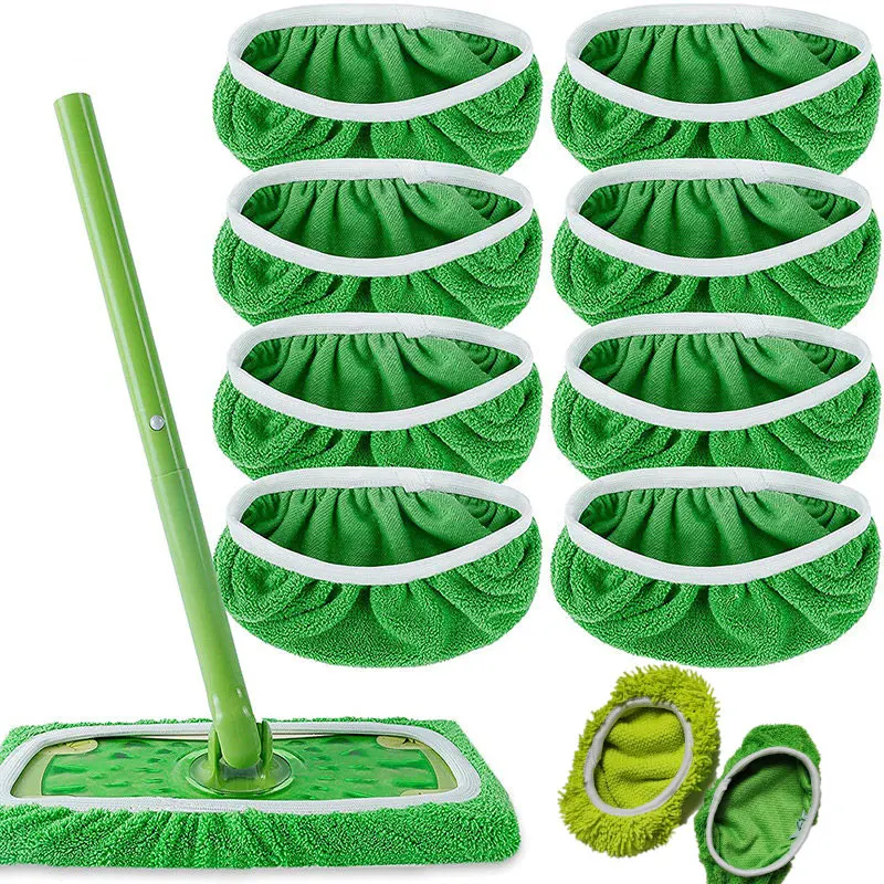 Microfiber Mop Cloth Absorbent Sponge Replacement Reusable Suitable for ...