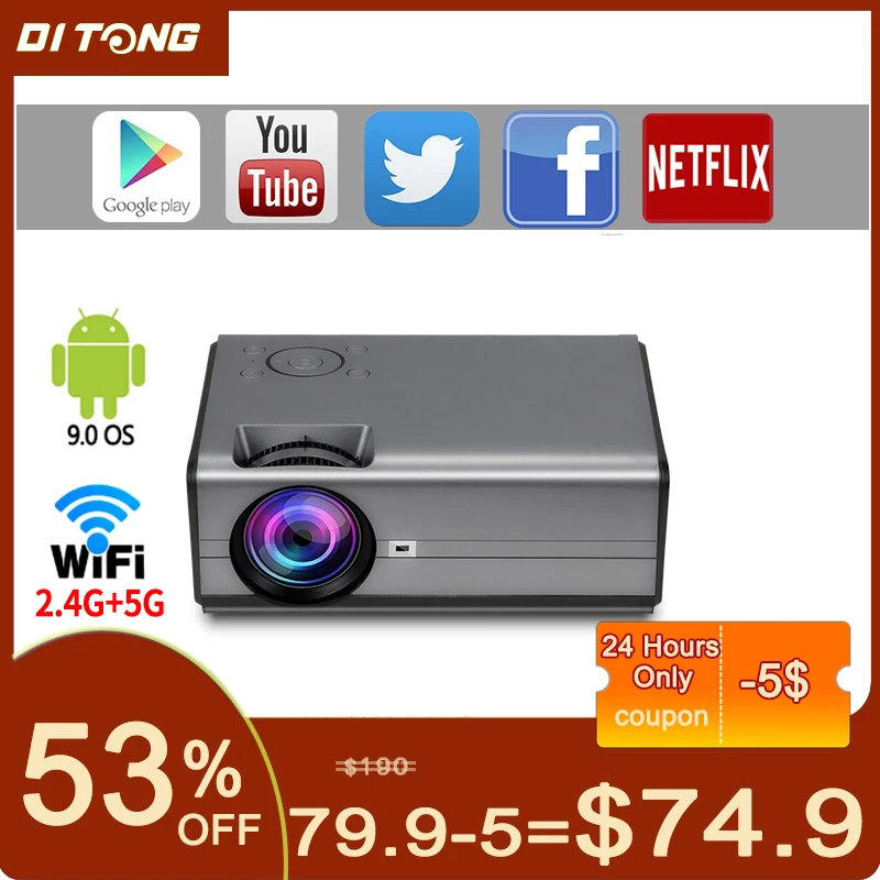 Global-Version-Ditong-Projector-1080P-Mini-LED-Portable-WIFI-Full-HD ...