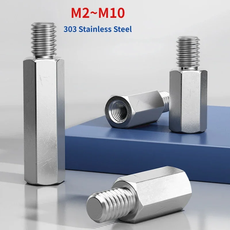 M2-M10-303-Stainless-Steel-Single-head-Hexagonal-Iron-Column-Isolation ...