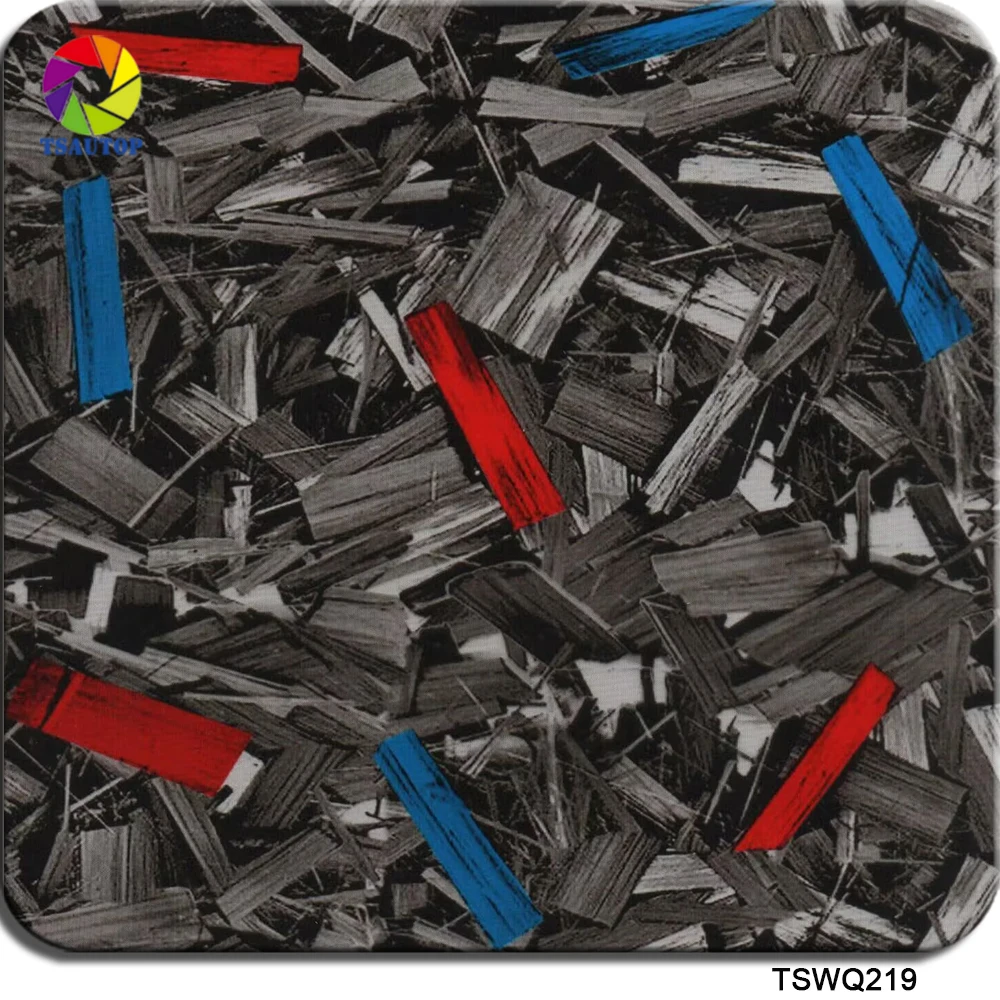 TSAUTOP TSWQ219 Forge Carbon Fiber Water Transfer Printing ...