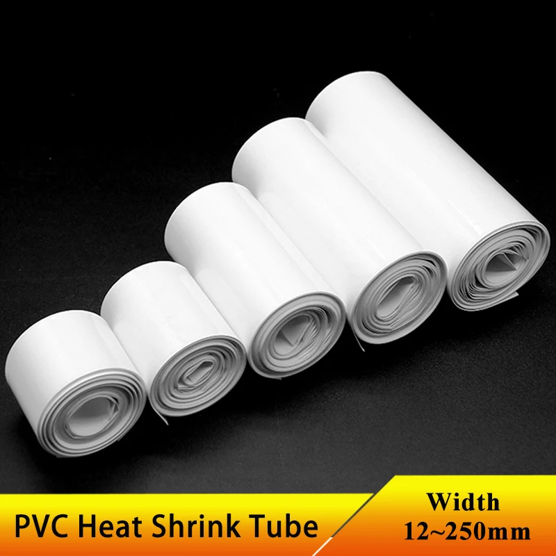 1~10M White Battery Wrap Film Width 12~250mm Cable Protector Skin ...