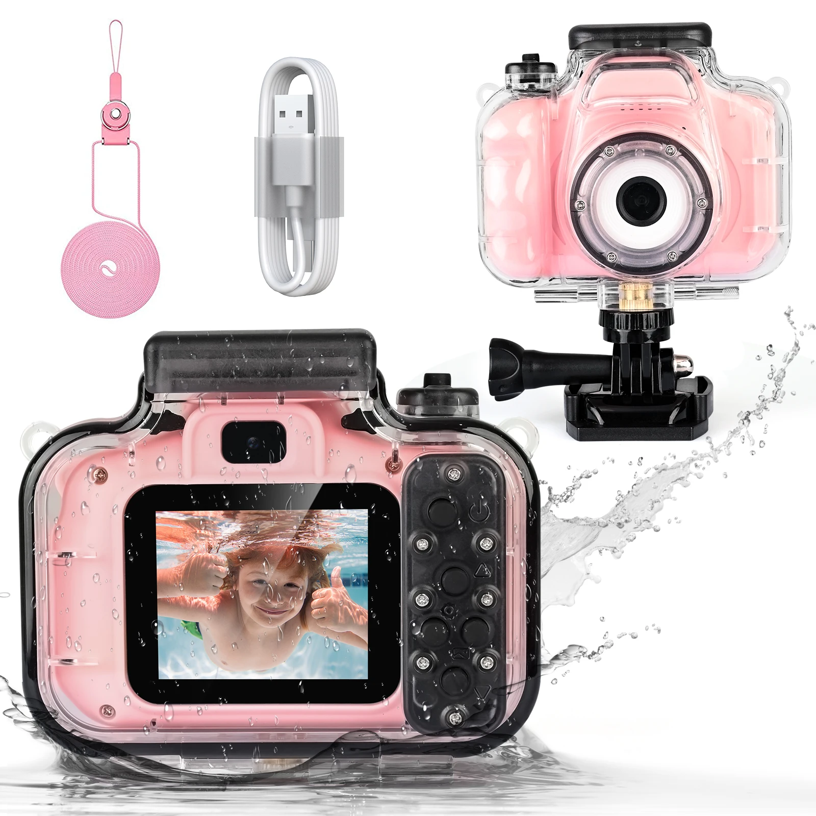 Underwater-10-Meters-Waterproof-Children-Camera-Toys-Digital-Kids ...