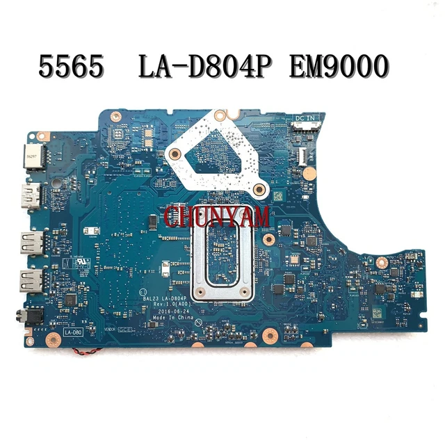 FOR Dell Inspiron 15 5565 17 5765 Laptop Motherboard W/
