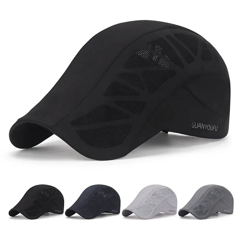 Mesh Patchwork Baseball Cap Spring Summer Quick-drying Cycling Sunhat ...