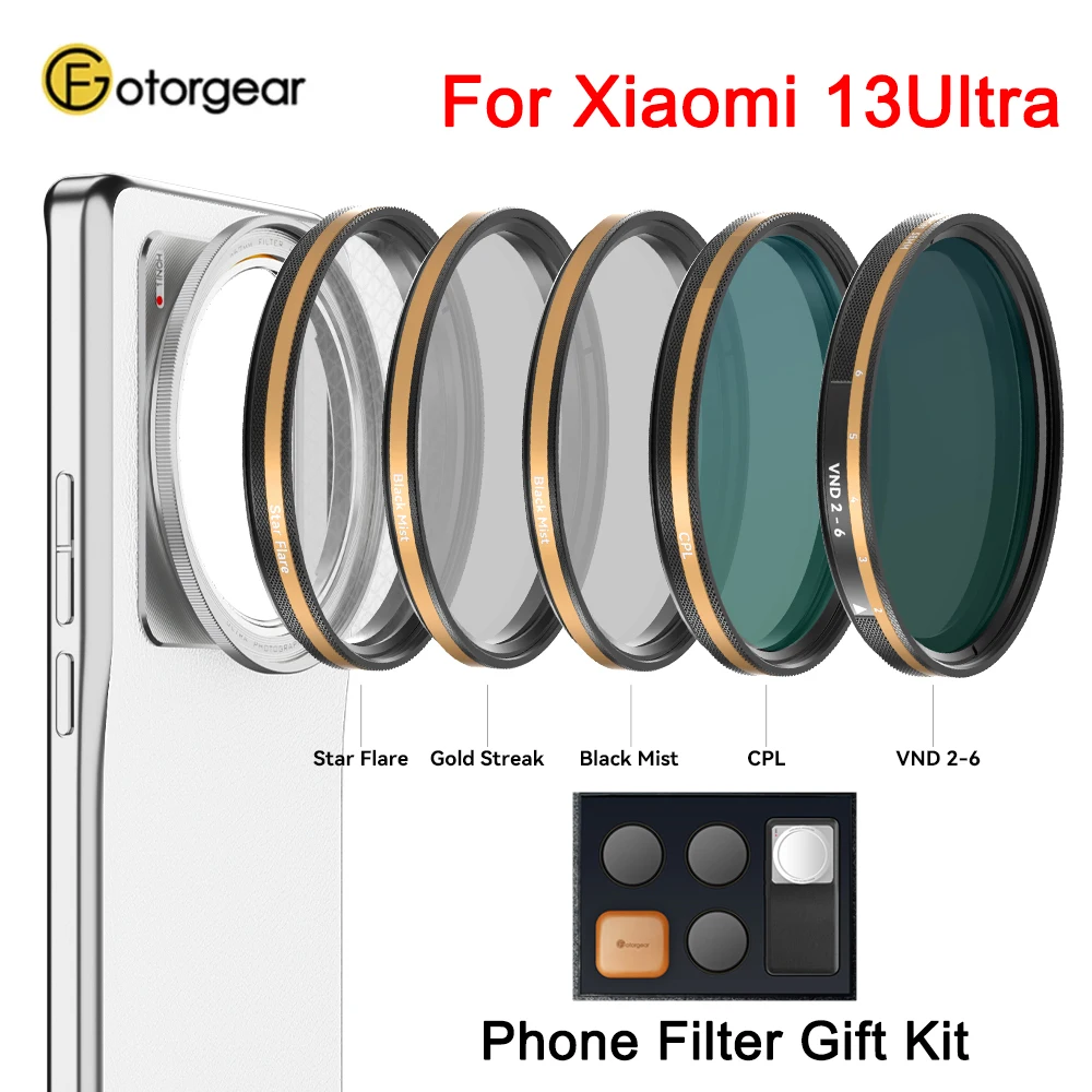 Fotorgear Mobile Phone Filter Kit For Xiaomi 13Ultra 67mm Phone Filter ...