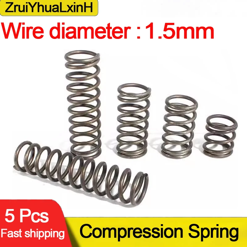 5Pcs-Lot-1-5mm-65MN-Steel-Micro-Small-Compression-Spring-OD-8-9-10-11 ...