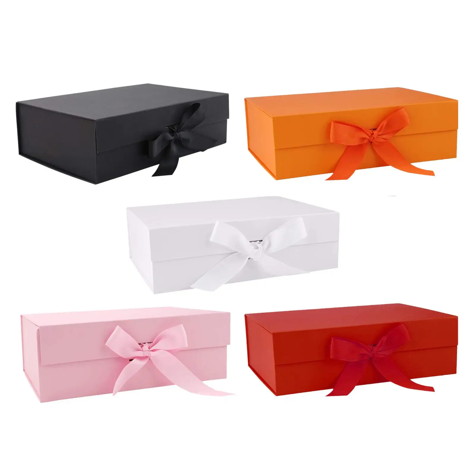 Gift-Box-with-Ribbon-Closure-Gift-Packaging-Box-Storage-Box ...