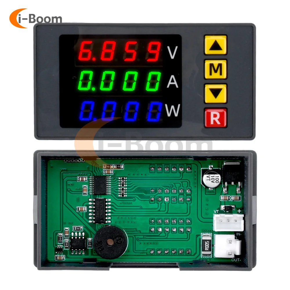 BM730 DC7V~30V Voltmeter Ammeter Tester with Buzzer Alarm Range 100V ...