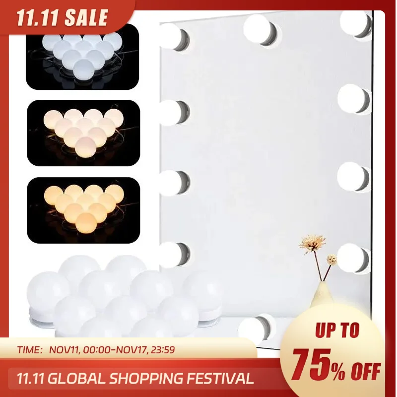 Makeup-Mirror-Light-Led-Dressing-Table-Light-USB-12V-Lighting-Dimmable ...