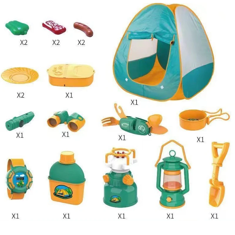 Kids Camping Set With Tent - 20pcs Outdoor Explorer - Camping Boutique