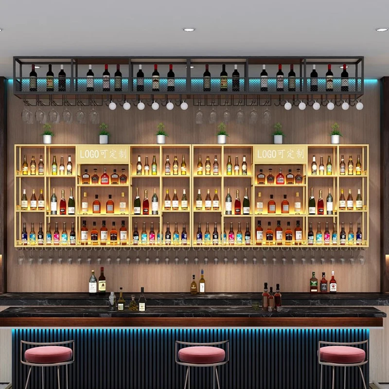 Vitrina-de-almacenamiento-Para-Bar-Mueble-de-Metal-Para-sal-n-licor ...