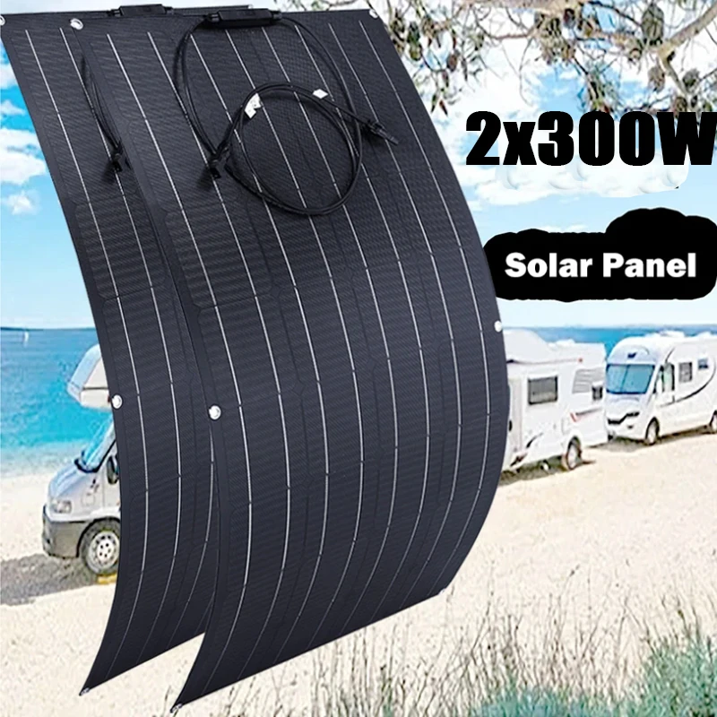 600w-300w-Solar-panel-tragbare-flexible-mono-kristalline-Solarzelle-DIY ...