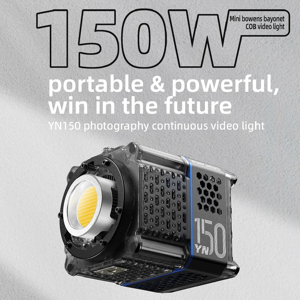 YONGNUO-YN150-YN150S-150W-2700K-6500K-Mini-Bowens-Handheld-Outdoor-COB ...