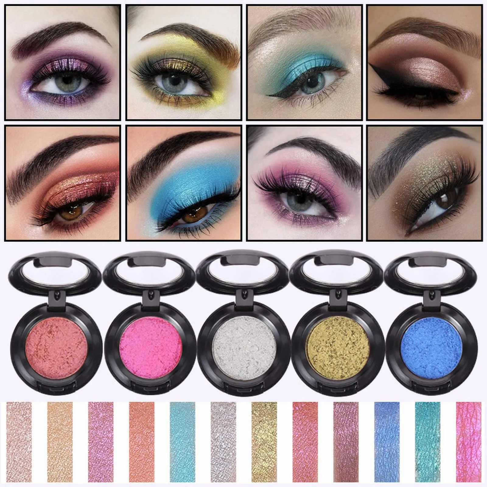 Mermaid Eye Makeup Pink
