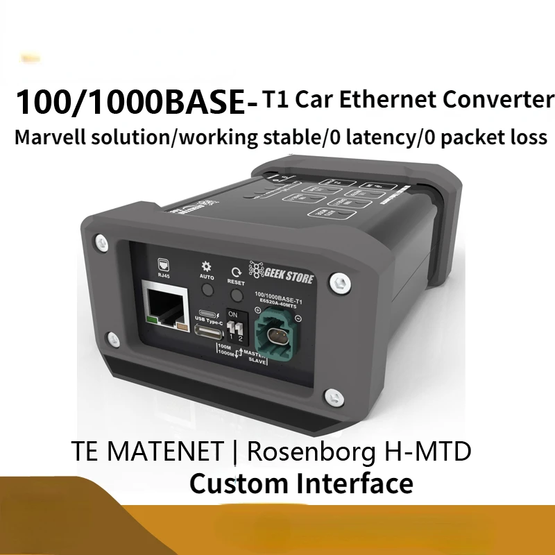 1000base-t1 Gigabit Automotive Ethernet Converter To Rj45 Standard Ethernet - Tool Parts ...