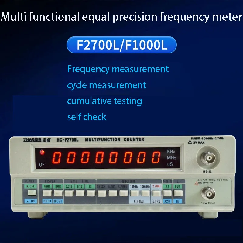 8 Led Display Hc-F2700L Frequency Meter 2.7G Frequency Crystal ...