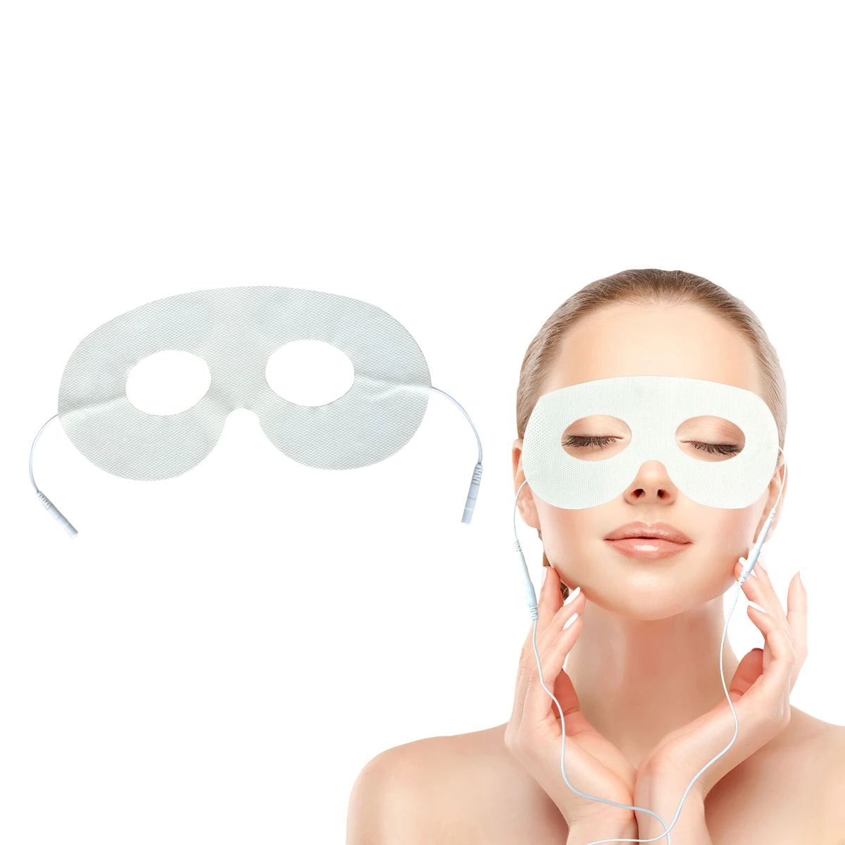 50Pcs-Lot-Eye-Massage-Tens-Electrode-Gel-Pads-Adhesive-Eye-Mask-For ...