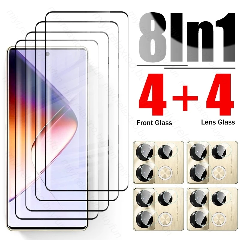 Infini-Note40-Pro-4G-5G-Case-8-In-1-Tempered-Glass-Screen-Protector-For ...