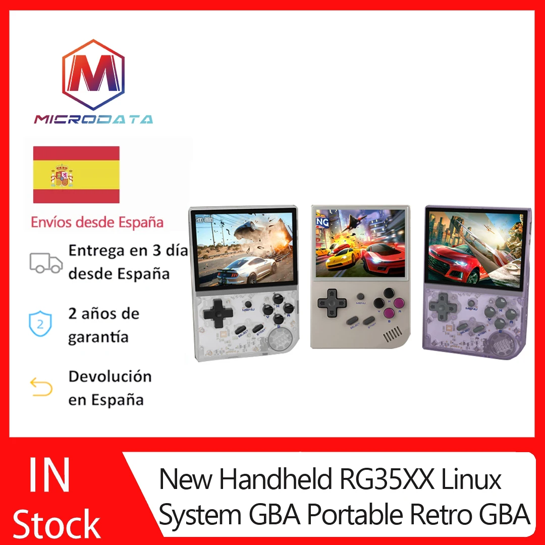 Nuevo sistema Linux RG35XX portátil, consola de juegos portátil Retro ...