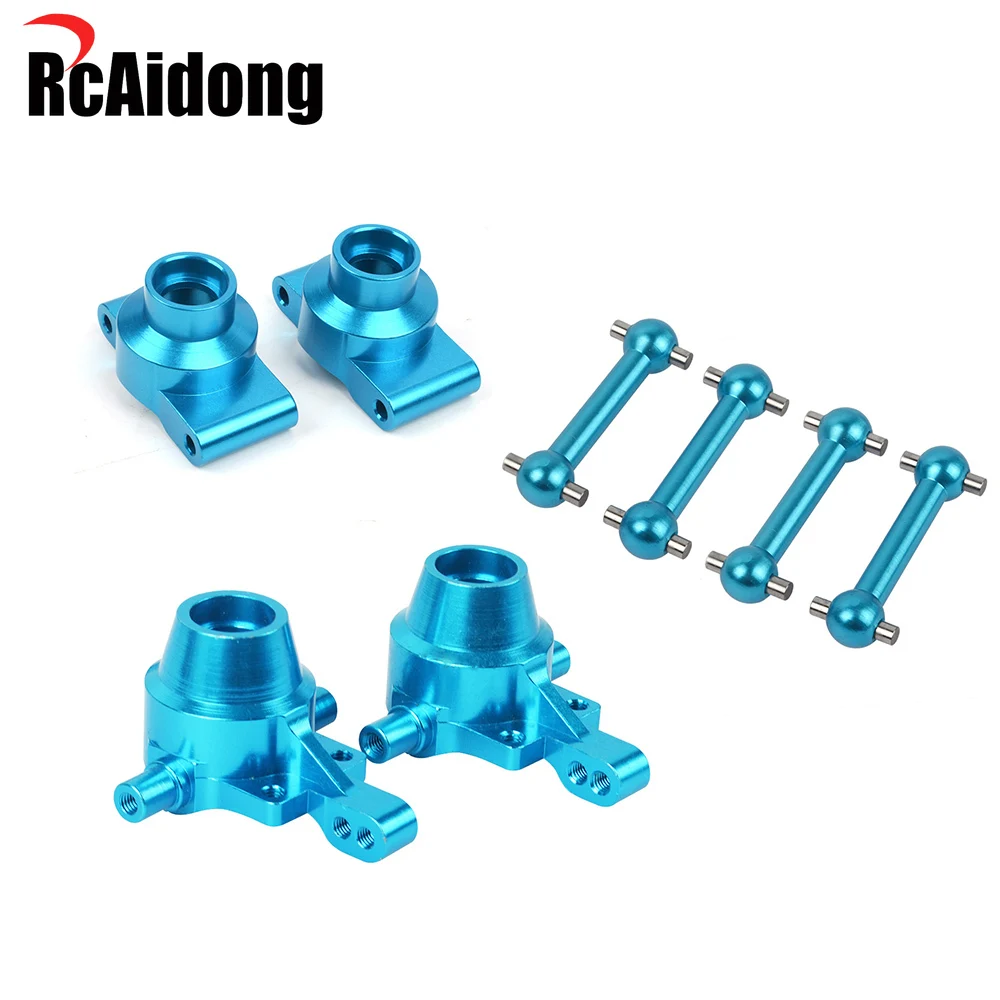1 Set Front Rear Knuckle Arm Steering Cup Upright Hub Carrier & 4pcs For Tamiya Tt-01 Tt01e Tt02 ...