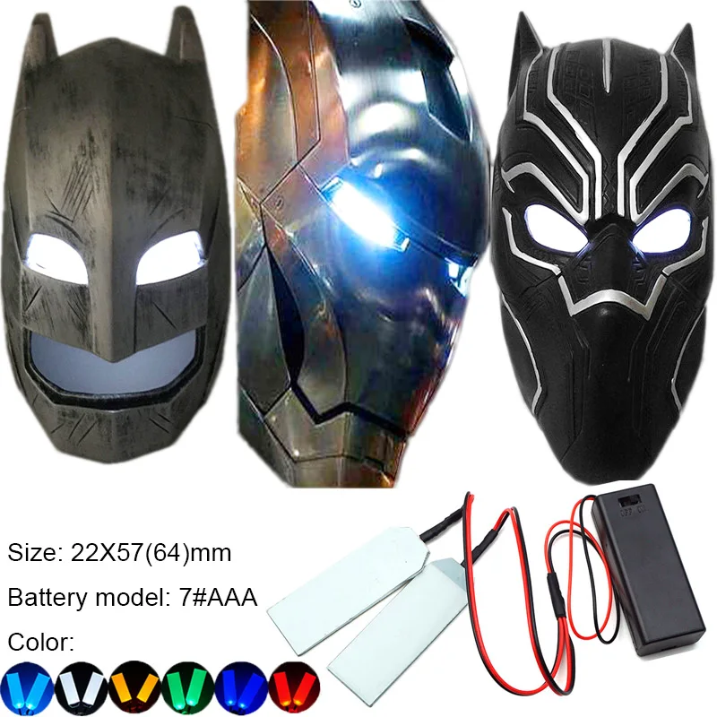 Halloween DIY LED Light Eyes Kits for Helmet Cosplay Modified Mask ...