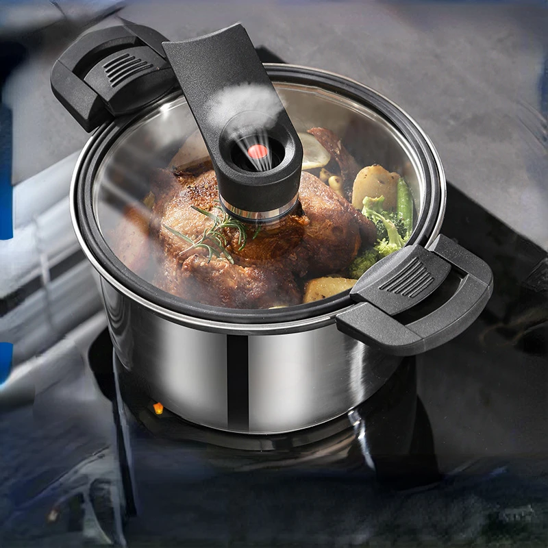 304-Stainless-Steel-Micro-Pressure-Pot-Household-Multifunctional ...