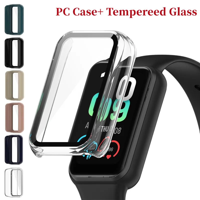 Amazfit Band 7 Screen Protector Glass | Amazfit Band 7 Protective Case ...