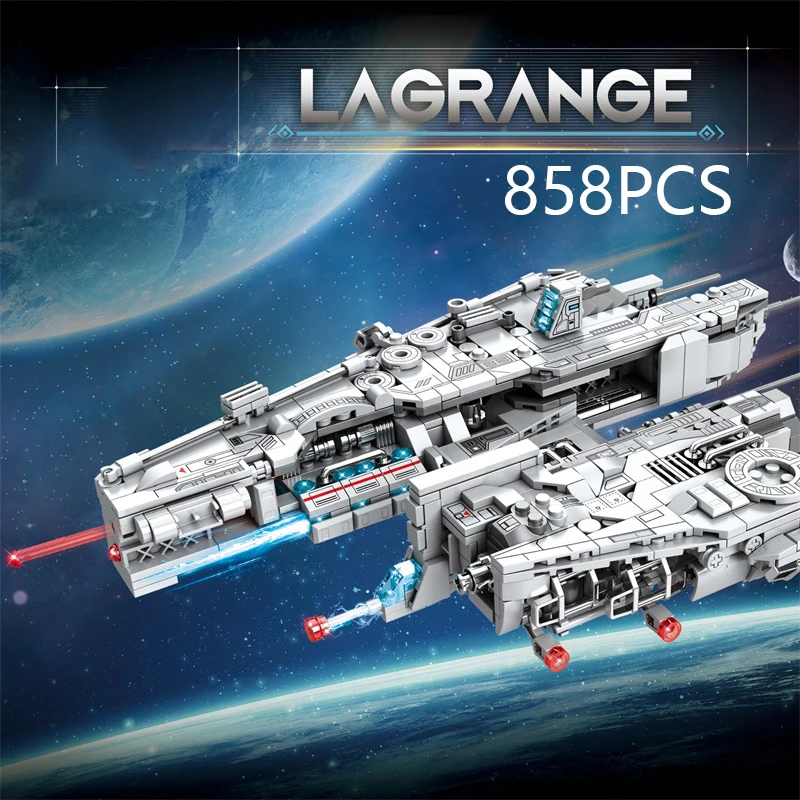 858PCS-Heavy-Attack-Aircraft-Building-Blocks-Space-Battleship-Artillery ...