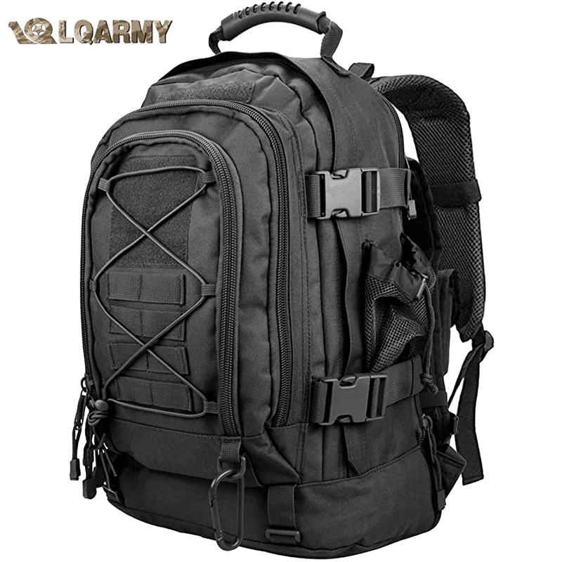 LQARMY 60L Military Tactical Backpack Army Assault Rucksack Outdoor ...