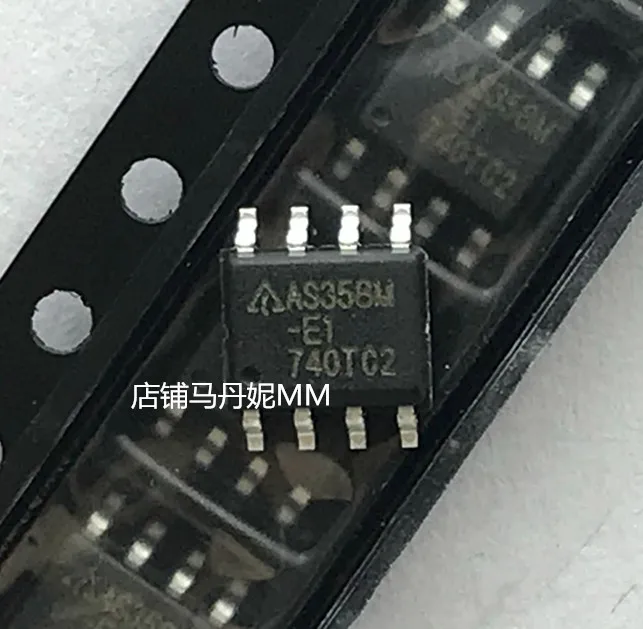 Lote de AS358MTR-E1 SOP8, 100 unidades-1000 unidades, nuevo y original, AS358M-E1
