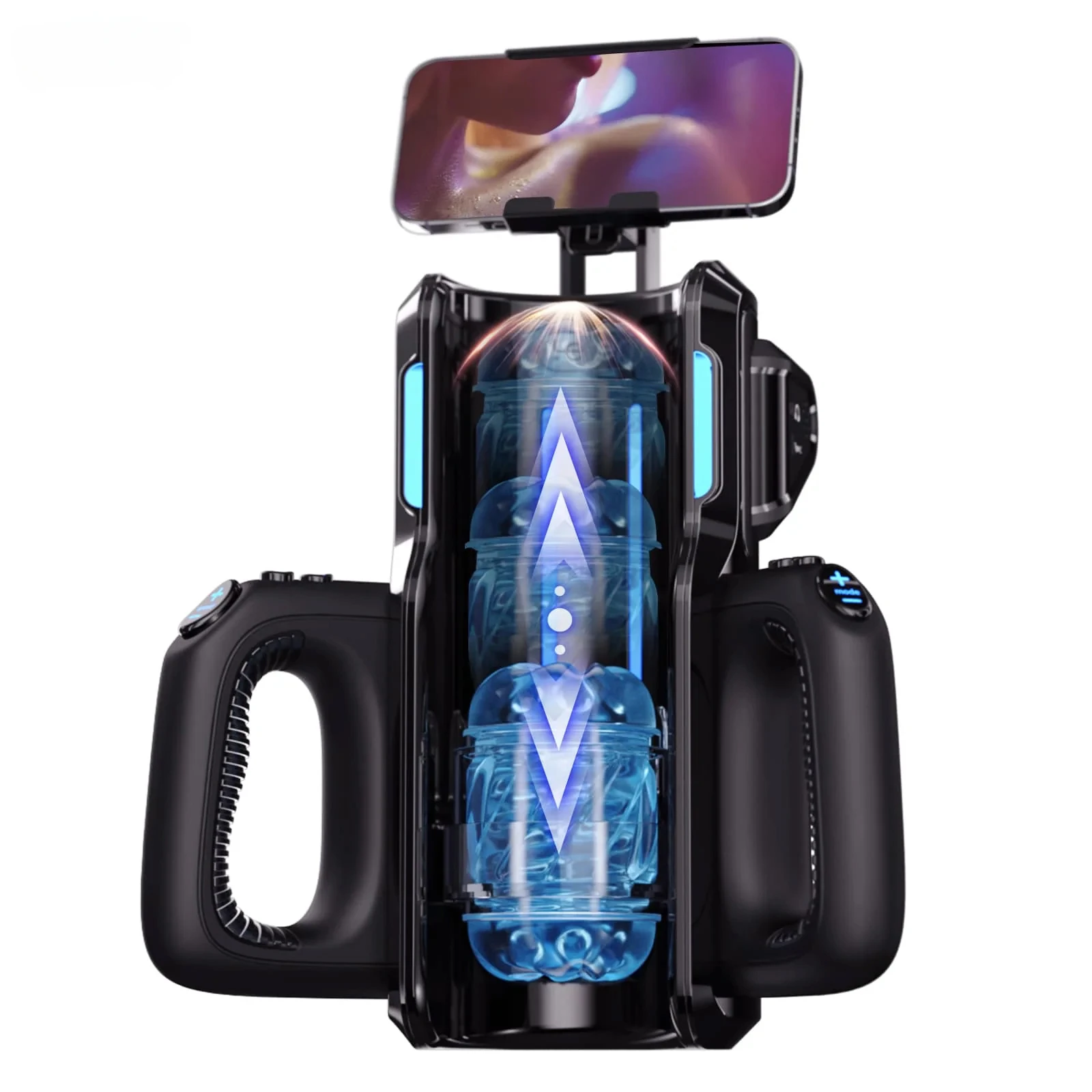 High-Telescopic-Male-Masturbator-Cup-Automatic-Vagina-Phone-Holder ...