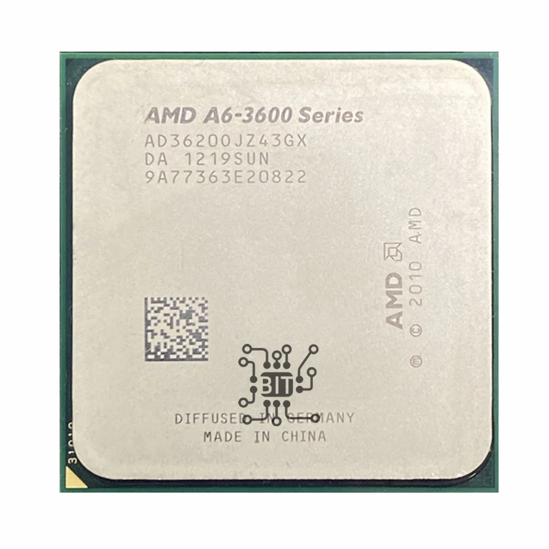 AMD A6 Series A6 3620 A6 3620 2.5 GHz 트리플 코어 CPU 프로세서 AD3620OJZ43GX 소켓 ...