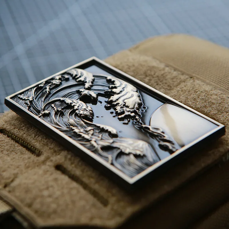 All-Terrain-Tactical-Morale-Badge-Sea-Rising-Moon-Metal-Hook-Loop ...