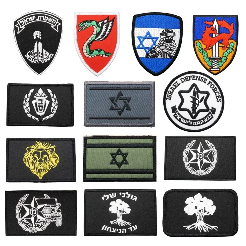 Tactical-Military-Equipment-Israel-Patch-Israeli-Flag-Hook-and-Loop ...