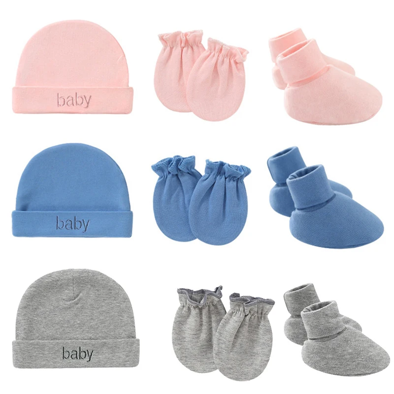 Newborn-Birth-Set-Cotton-Boy-Girl-Accessories-Photography-Props-3Pcs ...