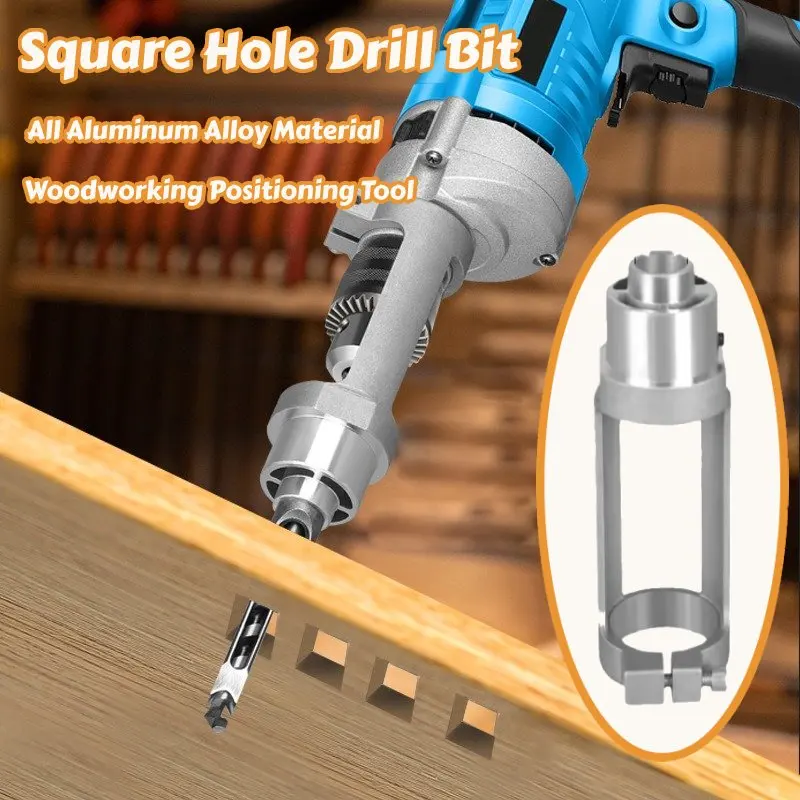 Square-Hole-Drill-Bit-Adapter-Durable-Accessories-Easy-Installation-and ...