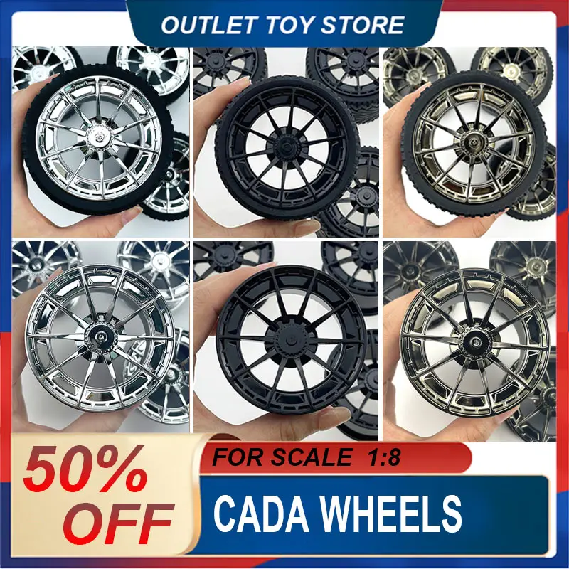 CADA-Plating-Metal-Wheel-Hub-Building-Blocks-Accessories-Black-Golden ...