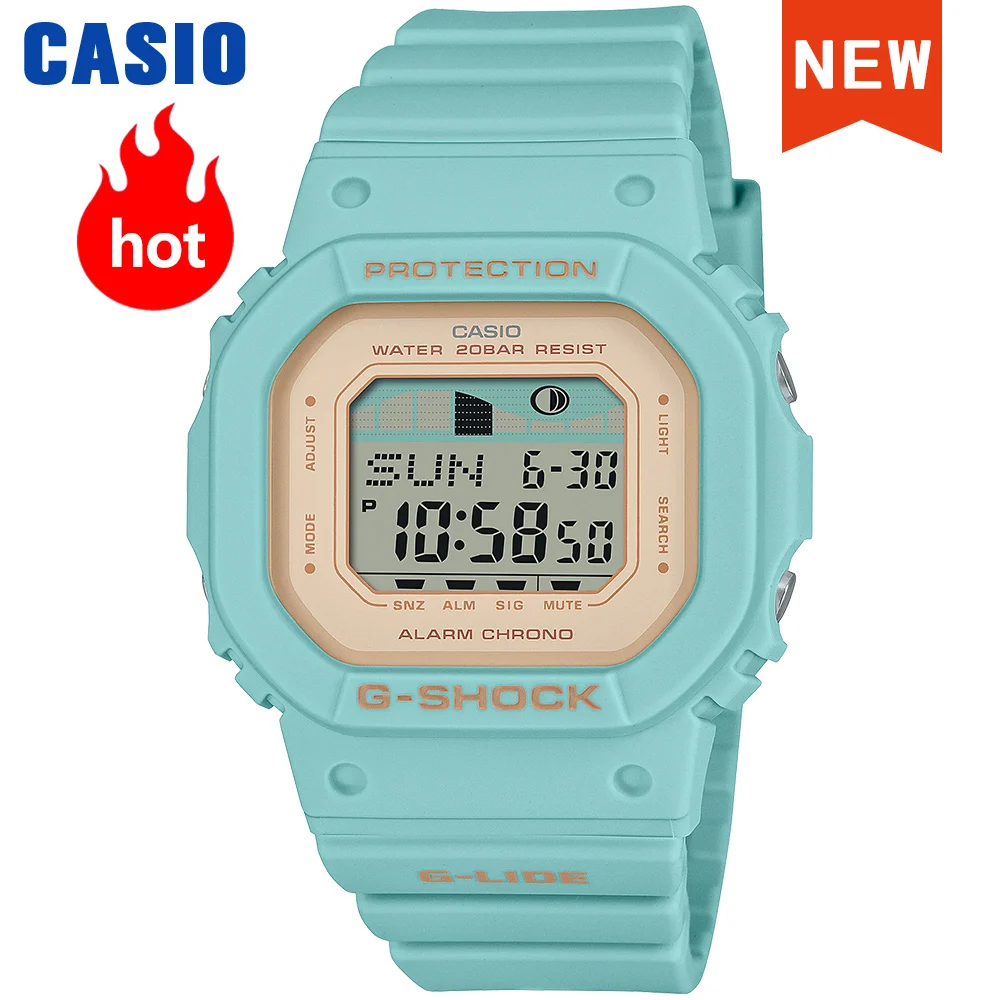 Casio-g-shock-watche-for-women-Small-Square-Tide-Moonphase-Surf-Sports ...