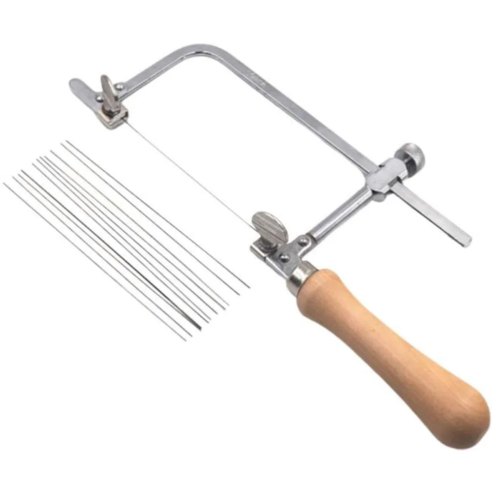 Portable-adjustable-fram-sawbow-U-shape-Coping-Jig-Saw-with-12pc-saw ...