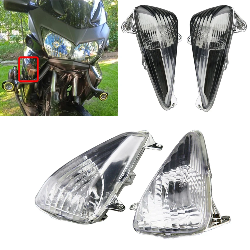 e-MARK-Motorbike-Front-Turn-Signal-Lights-Indicator-Lamp-Blinker-Clear ...